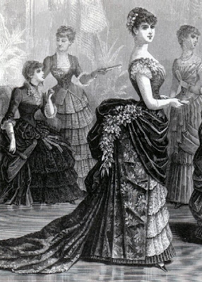 Couture Historique: 1888 Evening Dress Design