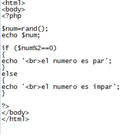 EJERCICIOS PHP CON IF ~ CALIDAD DEL SOFTWARE
