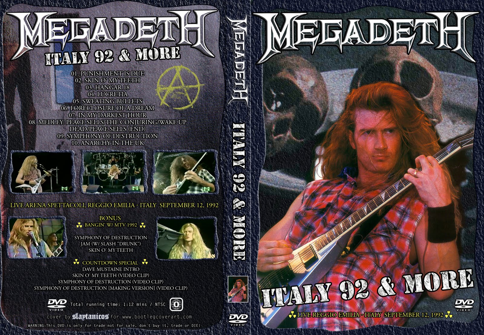 MEGAHEAD VIDEOS: MEGADETH - 1992