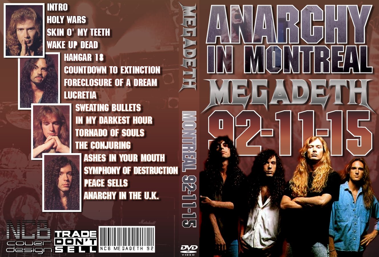 MEGAHEAD VIDEOS: MEGADETH - 1992