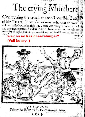 LOL Manuscripts!: The Crying Murther, 1624