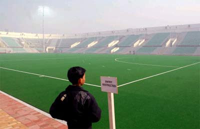 Pictures of Revamped Major Dhyanchand National Stadium | Commonwealth ...