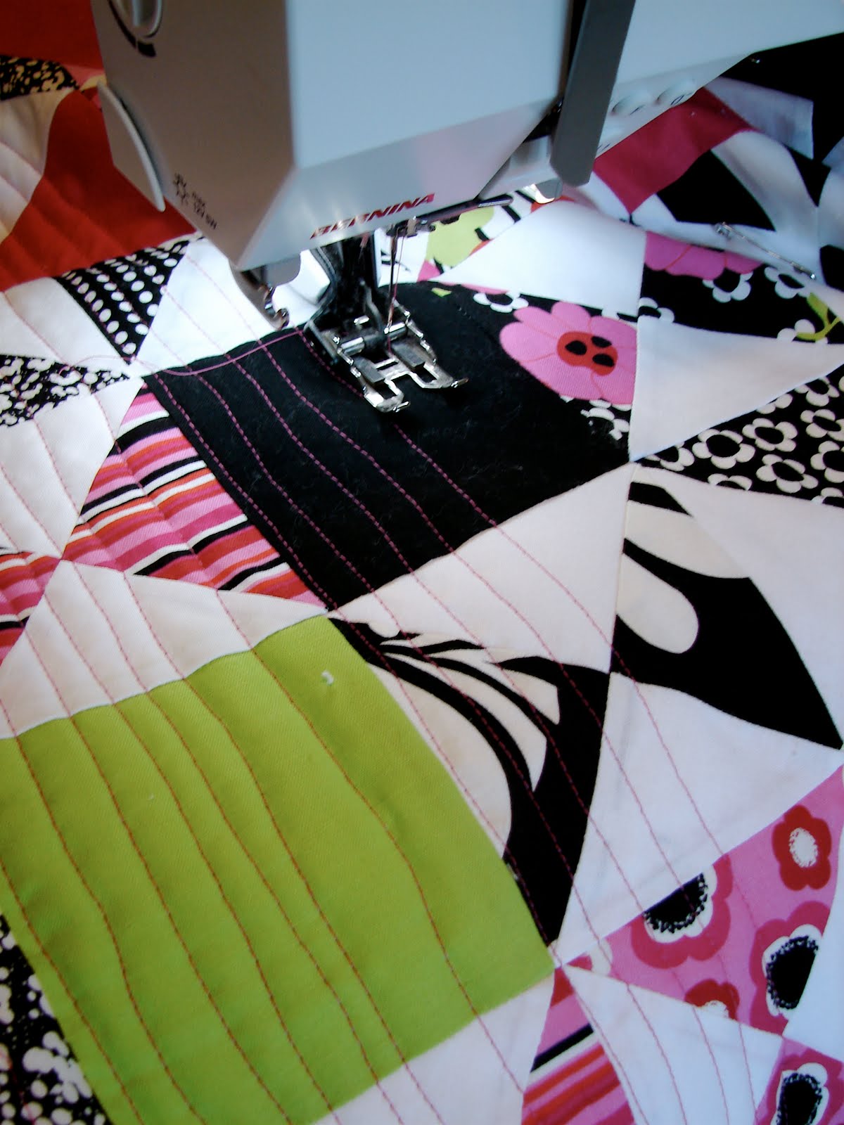 tallgrass prairie studio: Organic Line Quilting