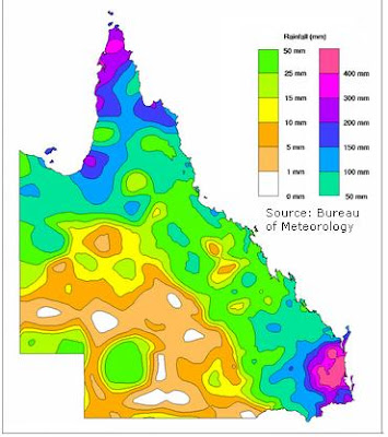 Living in Australia: Rainfall in Queensland causes flooding disaster