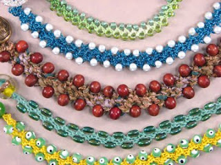 Reckless Beading: BEAD CROCHET OYA SAMPLES