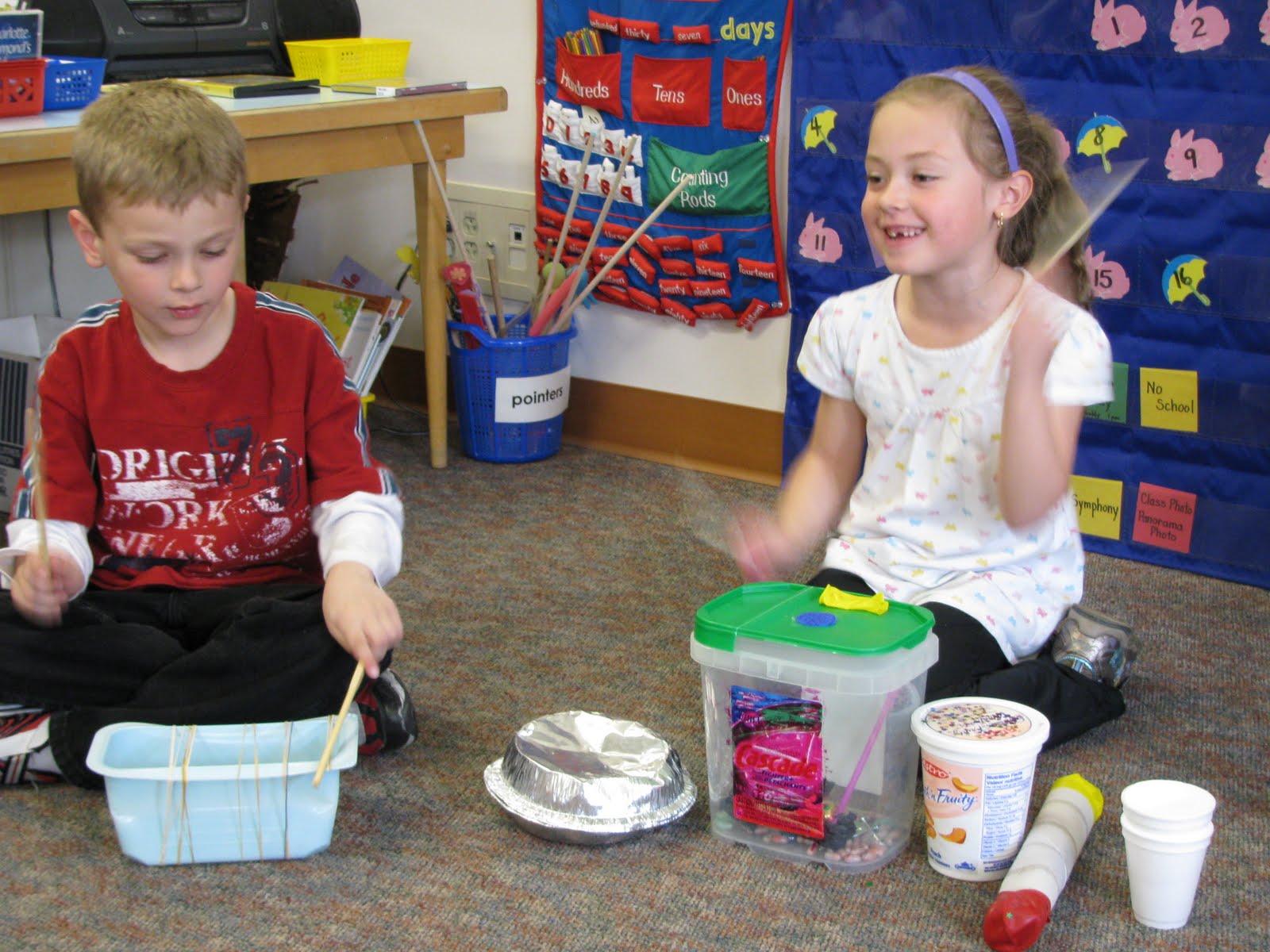 Grade One - Mrs. I: Making Instruments