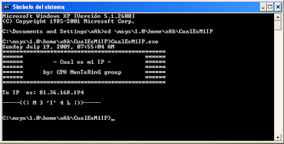 Web de Programación: Aplicación de Consola