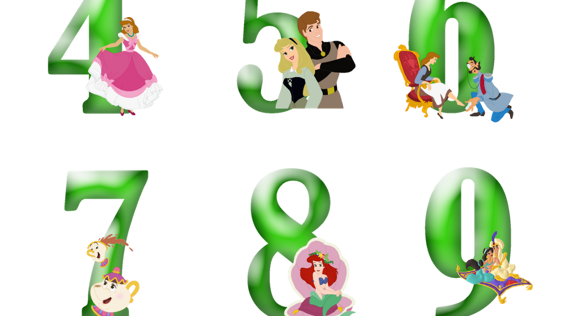 Mis fotos favoritas: NÚMEROS DISNEY