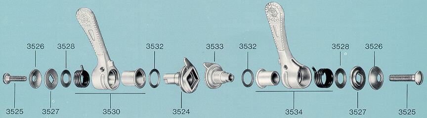Sportif Bicycle: Simplex Retro friction Shifters Part 1
