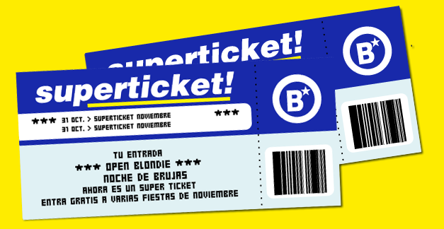 BLONDIE.CL: SUPER TICKET!