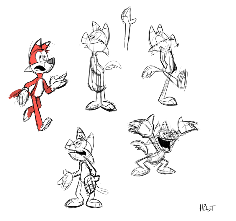 HAT LIEBERMAN: FOX POSES