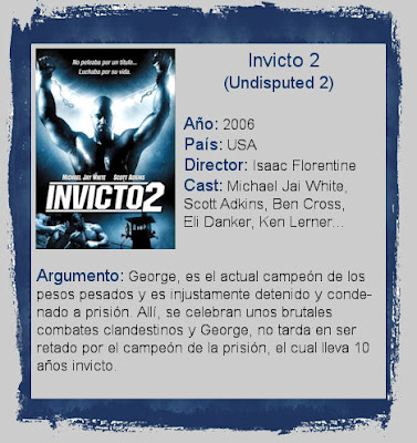 Territorio Marcial: Peliculas: Invicto 2