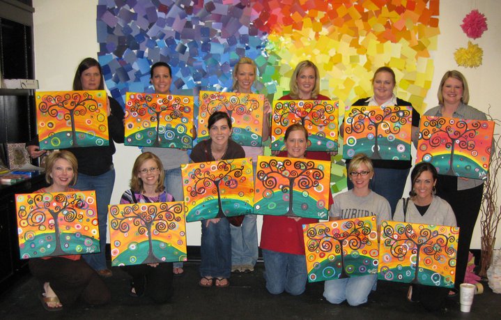 Our Little family: Paint Night