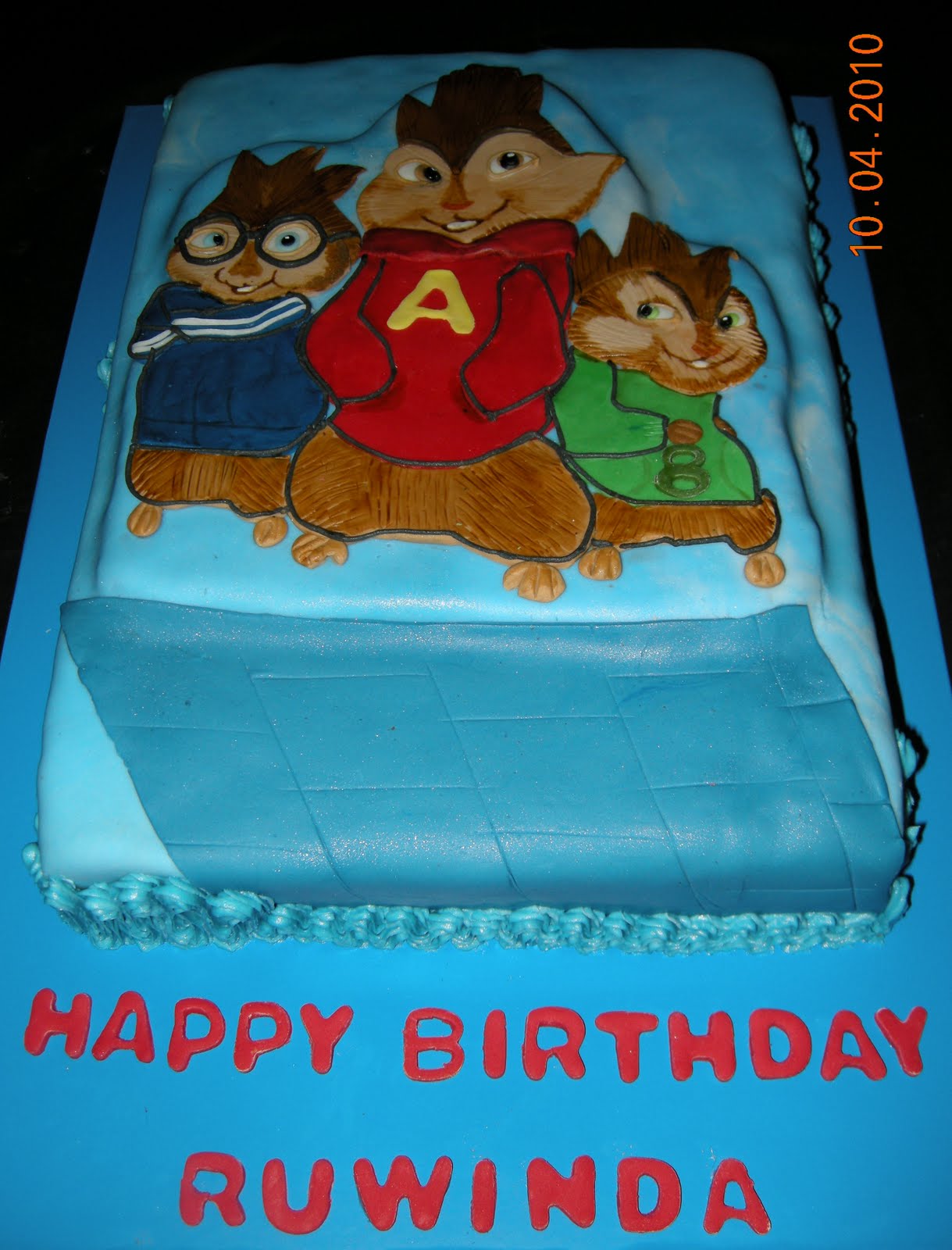 Harshi's Cakes & Bakes: Alvin & Chipmunks Cake