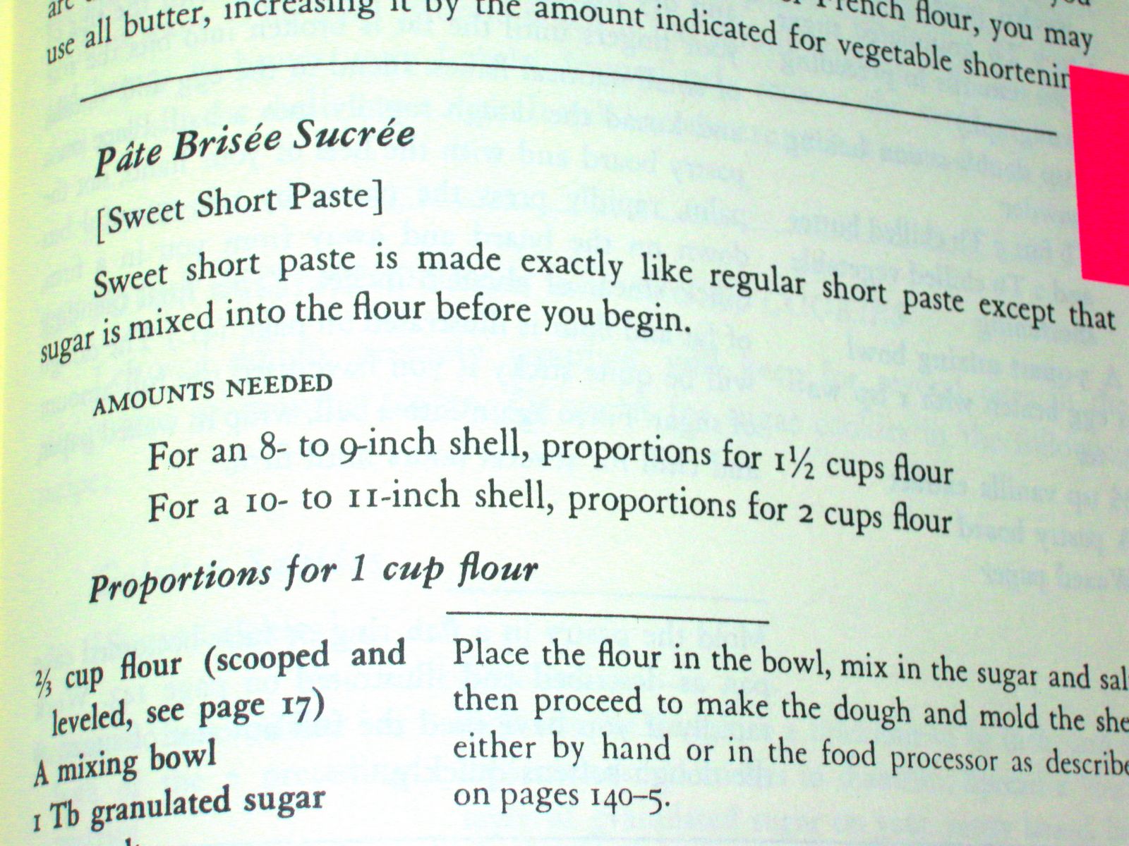 Gracious Goodness: Pâte Brisée Sucrée [Sweet Short Paste]