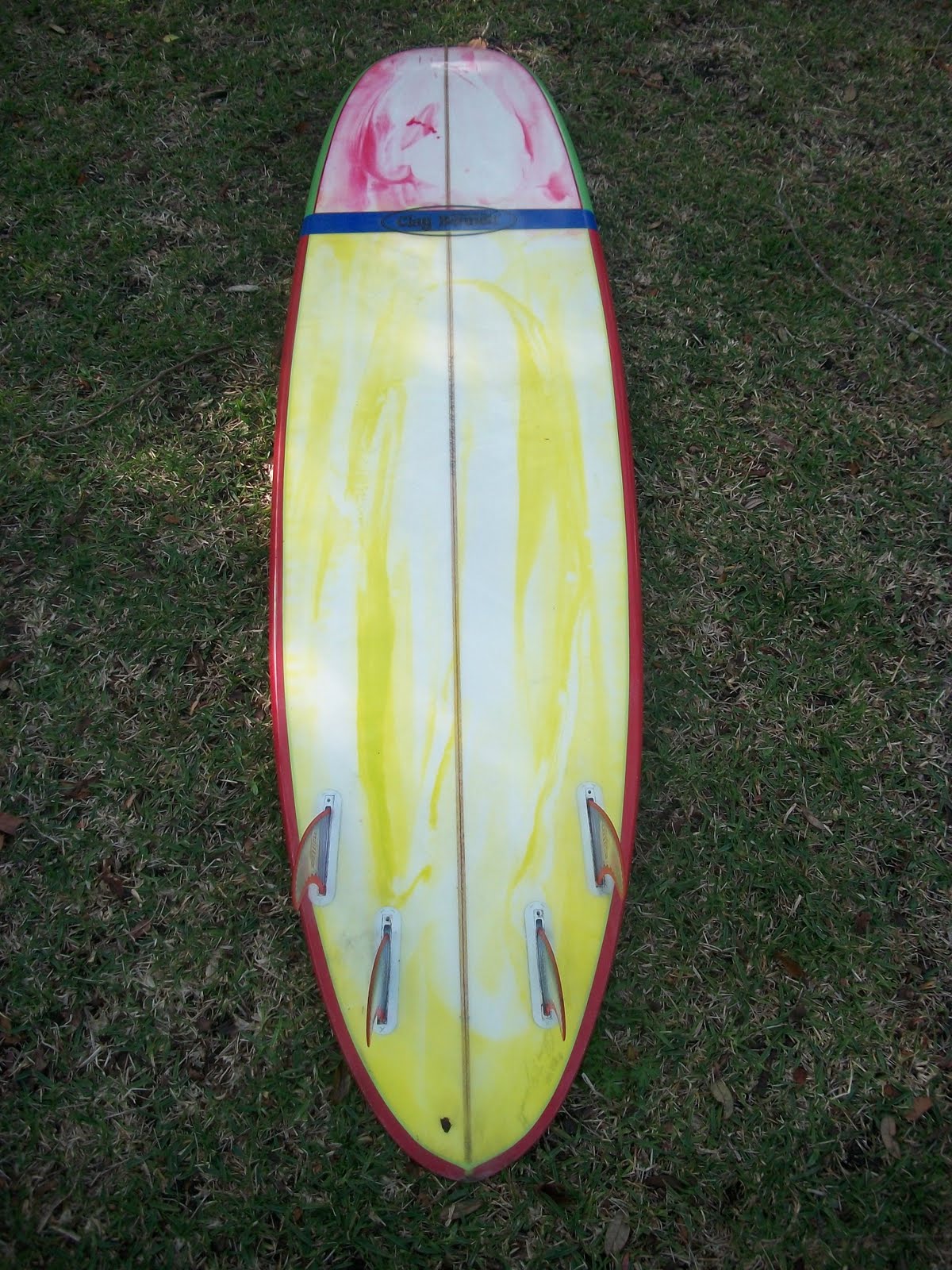 clay bennett handmade surfboards: Quad Egg on Halloween