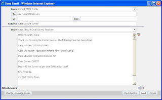 Siebel Explored: Configuring Email Templates