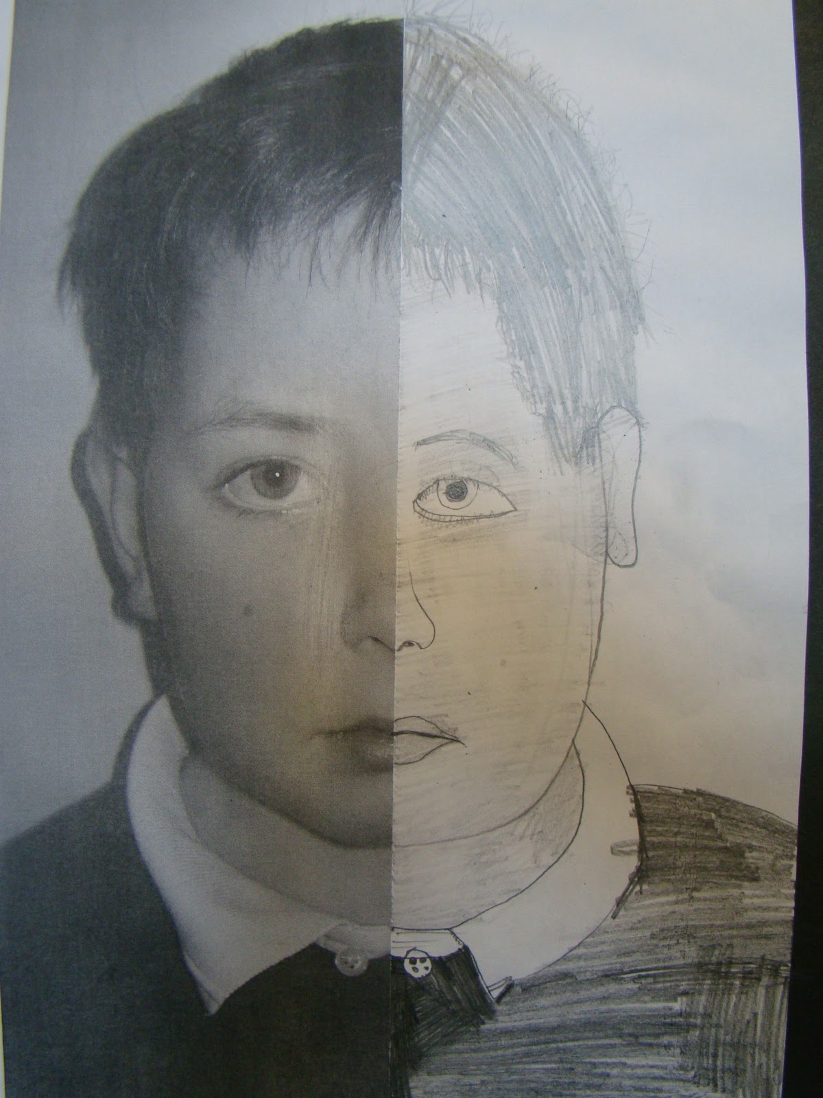 Hitcham's Blog: Self Portraits by Year 6 Children