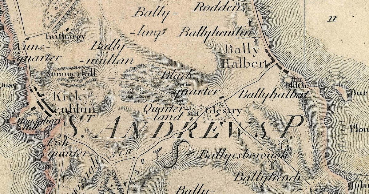 Map of County Down, 1810, by James Williamson | Bloggin fae the 'Burn ...