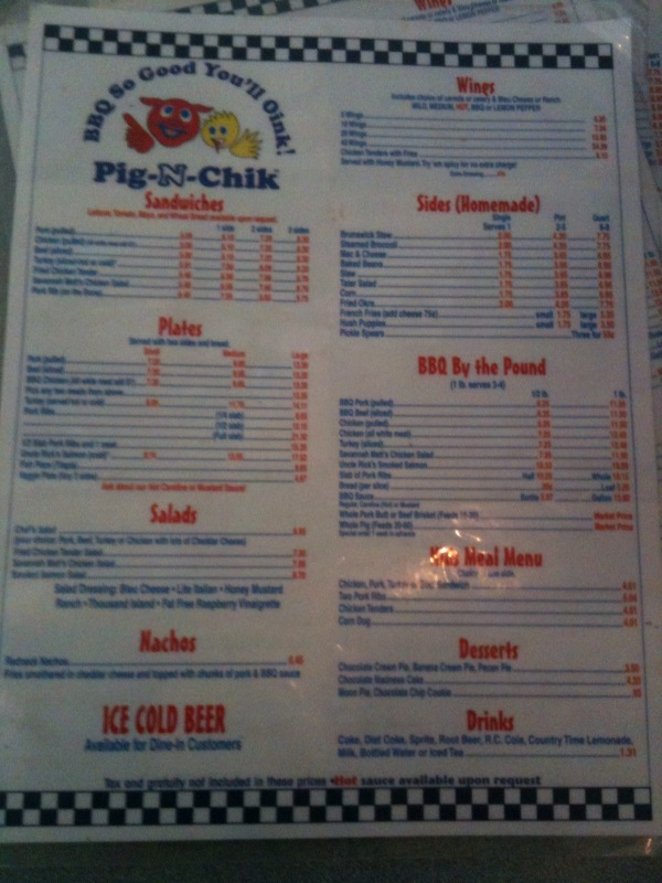 The BIBbq Group: Pig n Chick