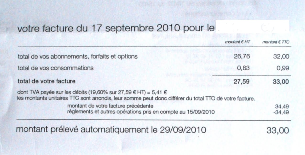 Lanz: Facture France Télécom : erreur