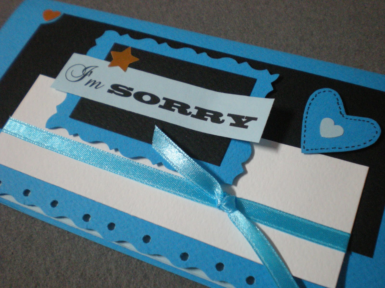 Handmade Sorry Cards For Friends