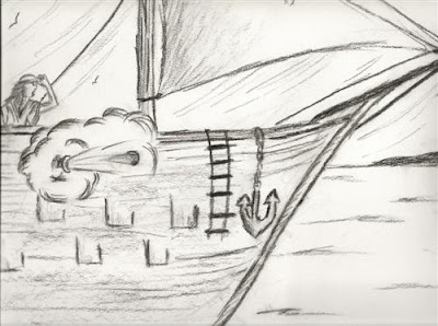SEA & PIRATES DRAWINGS
