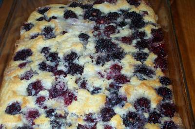 Diary of a Kentucky Cook: Old fashioned blackberry cobbler recipe