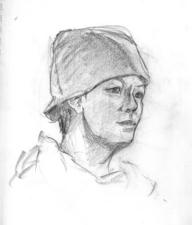 [David Bernath Draws Stuff]: Life Drawing - Portrait Homework