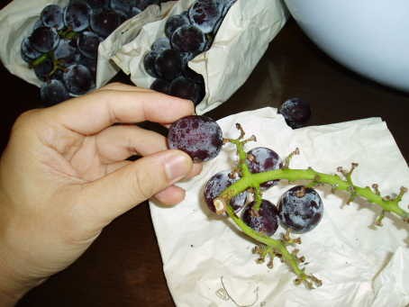 Caring Is Not Only Sharing...: Washing Grapes With Colgate