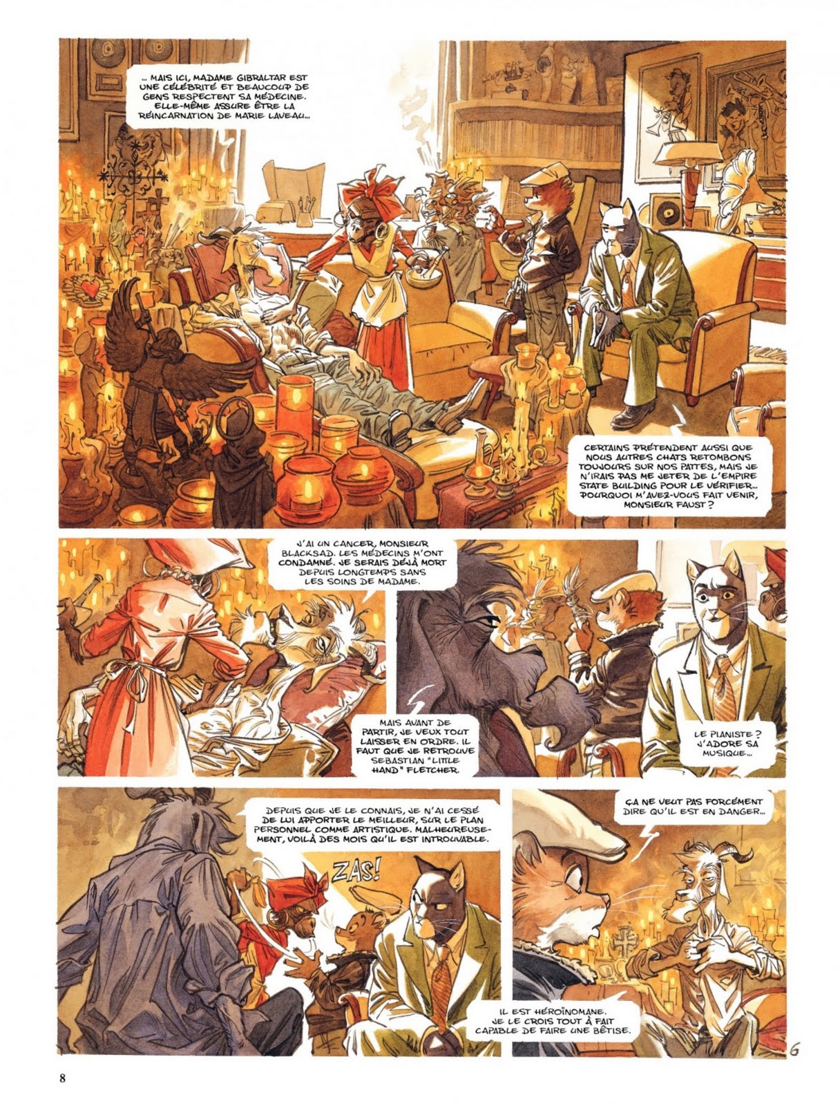 BLACKSAD GALLERY: Blacksad Tome:4 L'Enfer, le silence Preview