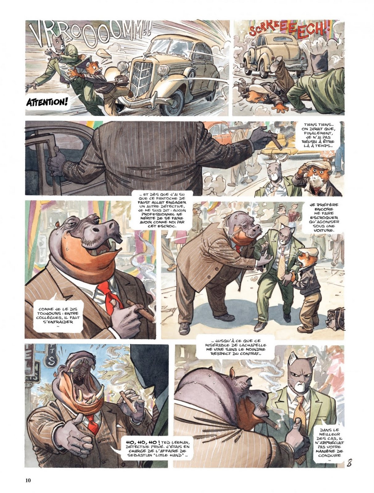BLACKSAD GALLERY: Blacksad Tome:4 L'Enfer, le silence Preview