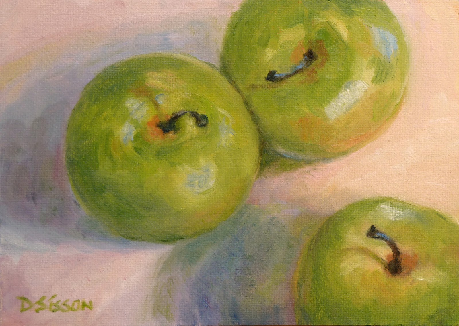 Apple Fruit Painting