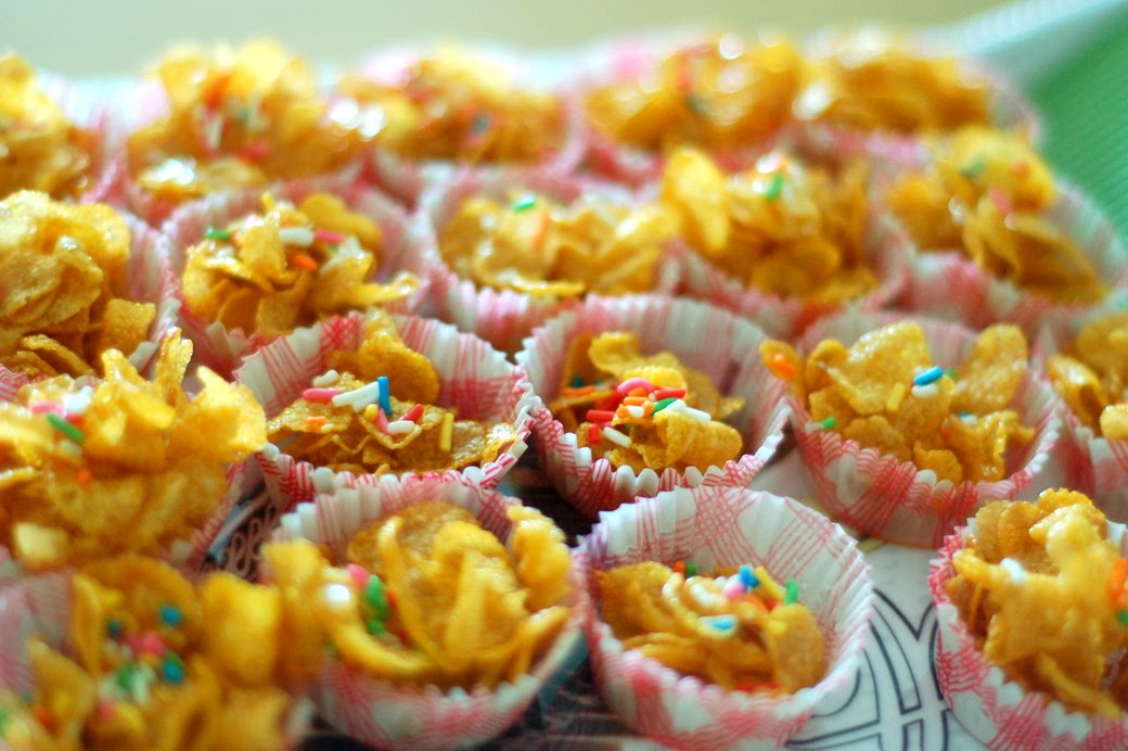 Orked's Blog: Biskut Cornflakes Madu untuk Hari Raya