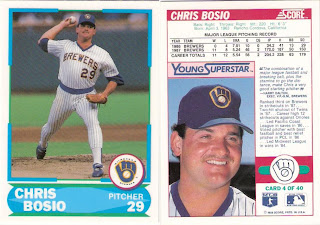 1988 Score: Young Superstars #4 - Chris Bosio