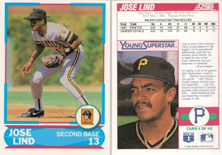 1988 Score: Young Superstars II #4 - Jose Lind