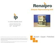 Water Specialist INDONESIA: Reuse Dialyzer System