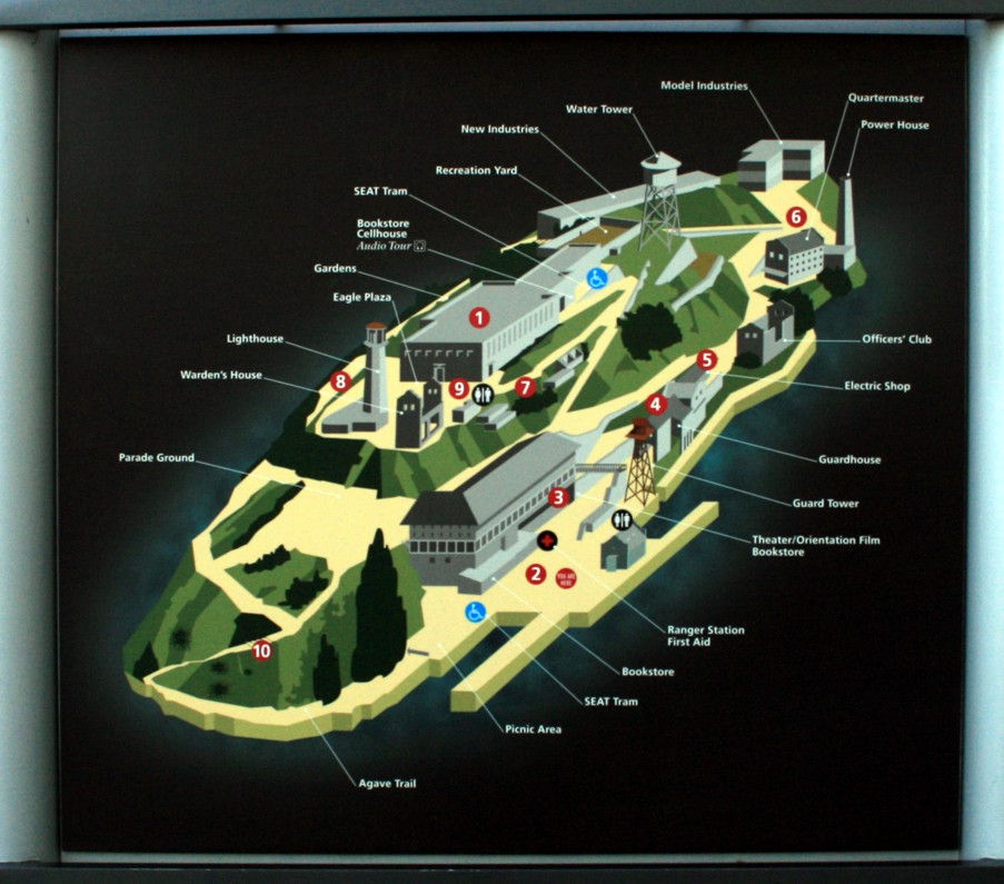 P@T's Pics: San Francisco Alcatraz Layout