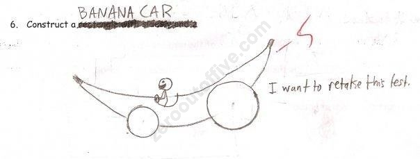 Banana Car - ZERO out of FIVE