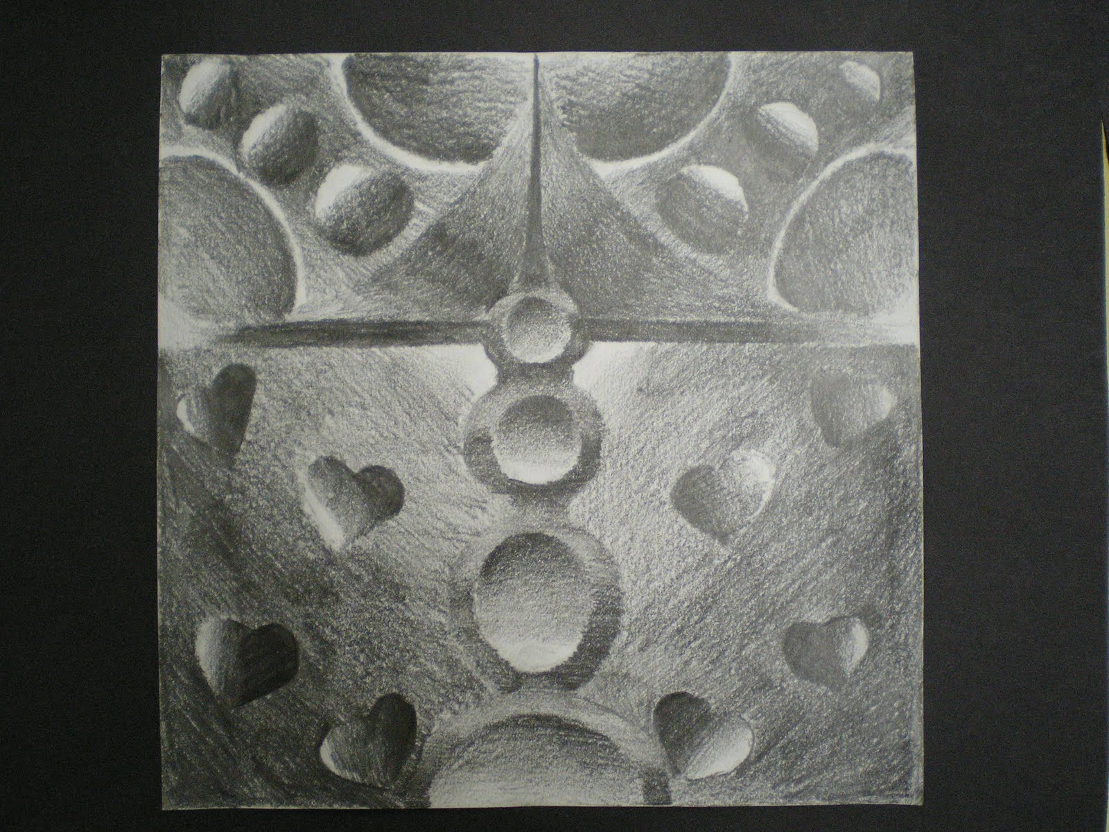 Art One: Symmetrical Gradation Student Work Examples