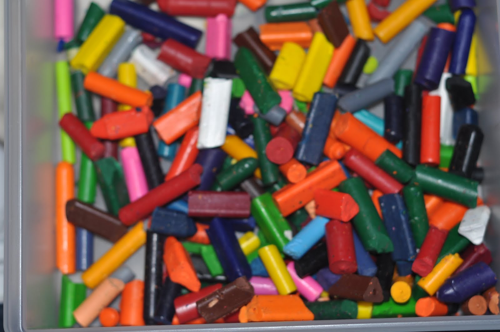 A Creative Day: Old Crayons with a new life