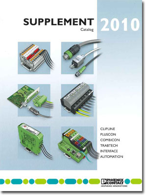 Phoenix Contact 2010 Supplement Catalog Available - Steven Engineering