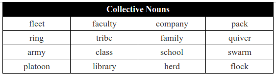 Classification of Nouns: Collective Noun