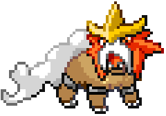 Unknownsb4's Pokemon Spriting Page: My Newest Sprite: Baby Entei