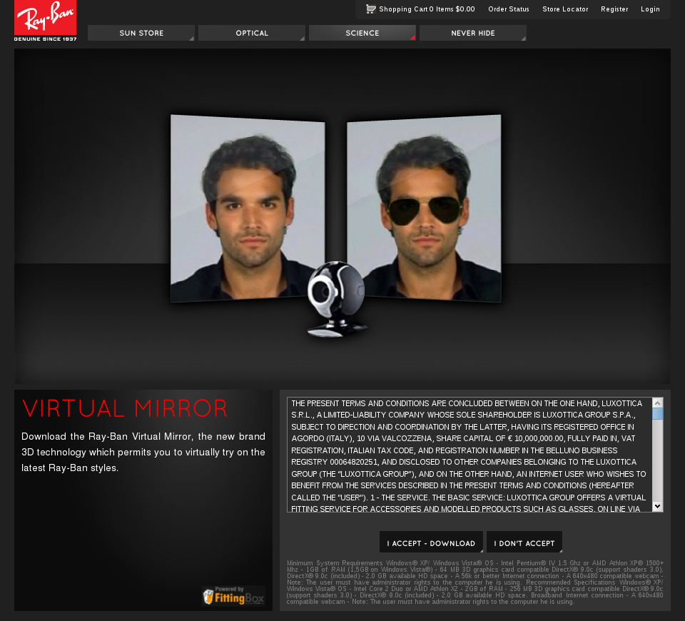 LinkNotes: Virtual Mirror - Try Before You Buy