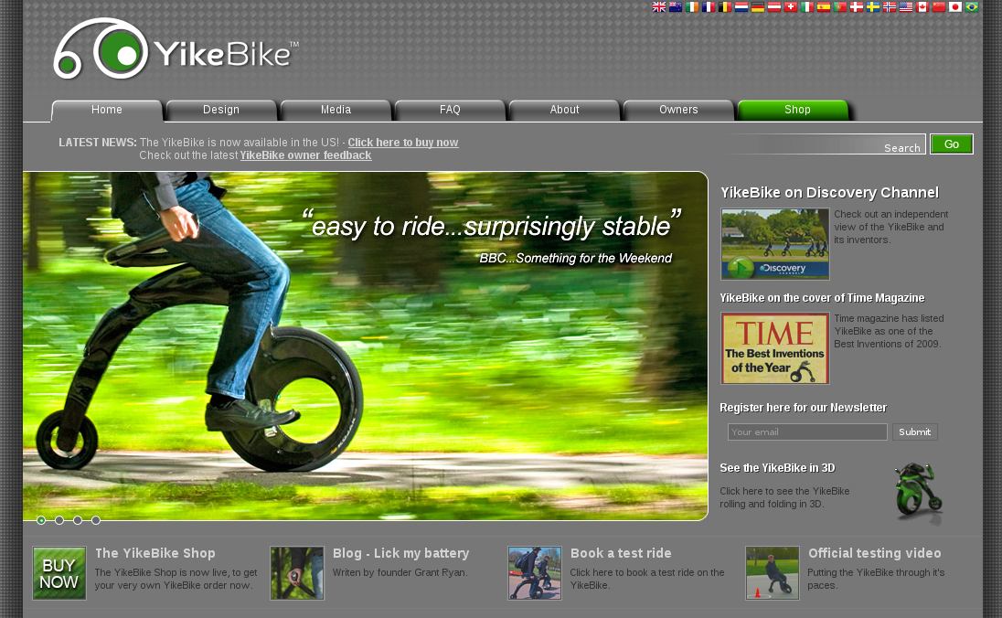 LinkNotes: The YikeBike Electric Folding Bike
