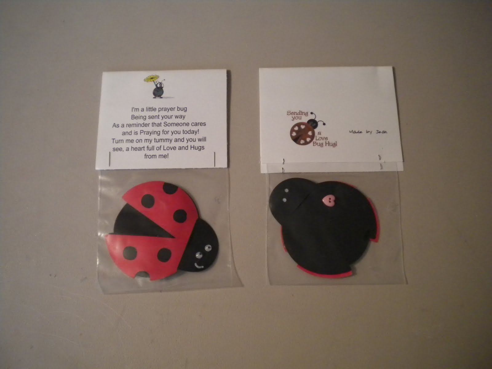 Jean's Crafty Corner: Prayer Bugs