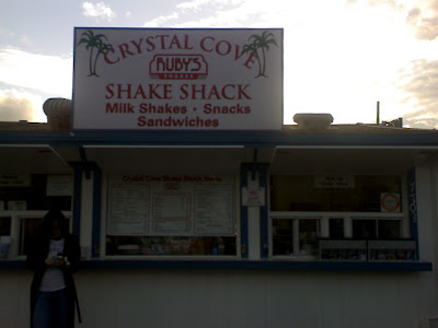 Where we eating: Ruby's Crystal Cove Shake Shack - Newport Beach