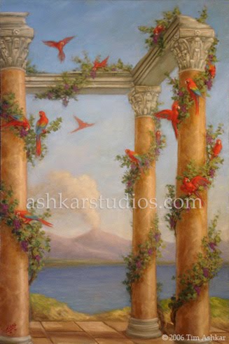 Kiwi's Angels: Macaw Parrots in Art pt.5