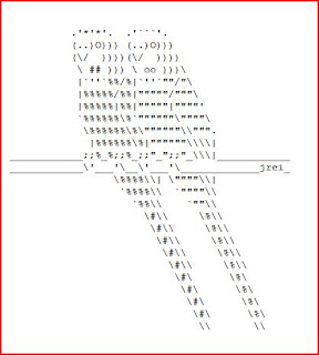 Kiwi's Angels: ASCII-Art parrots